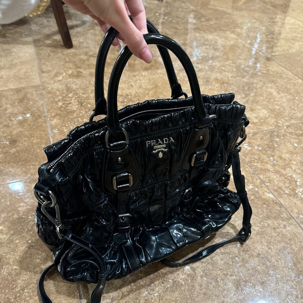 Authentic Prada Milano Vintage Logos Shoulder Handbag - Gem